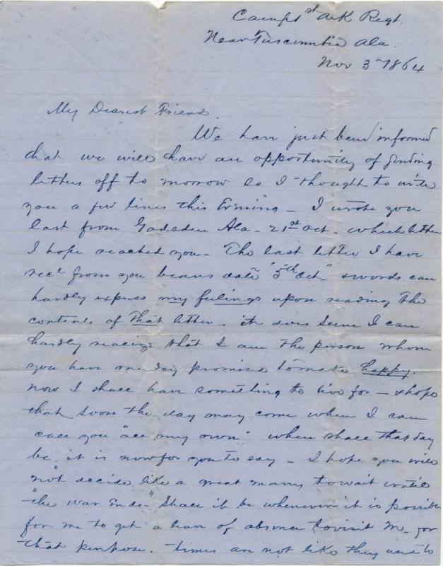 Letter, from Alex Spence – Works – eMuseum