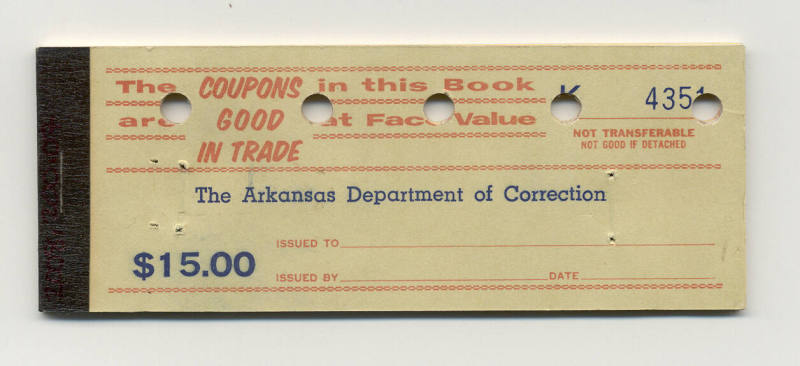 Scrip, Prison Coupon Book – Works – eMuseum