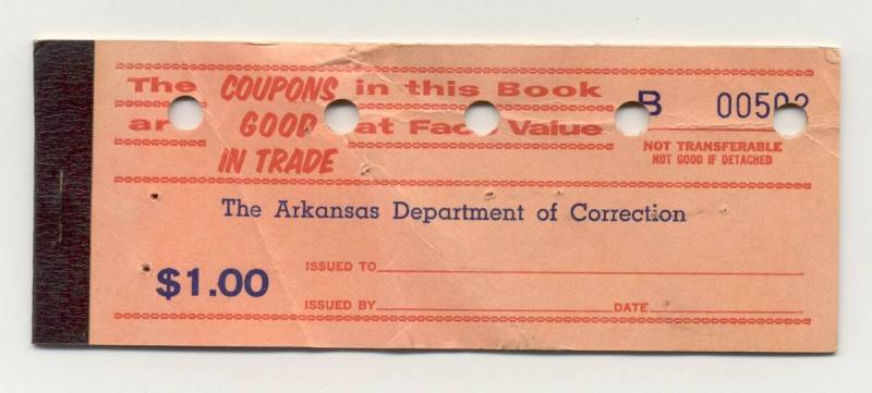 Scrip, Prison Coupon Book – Works – eMuseum