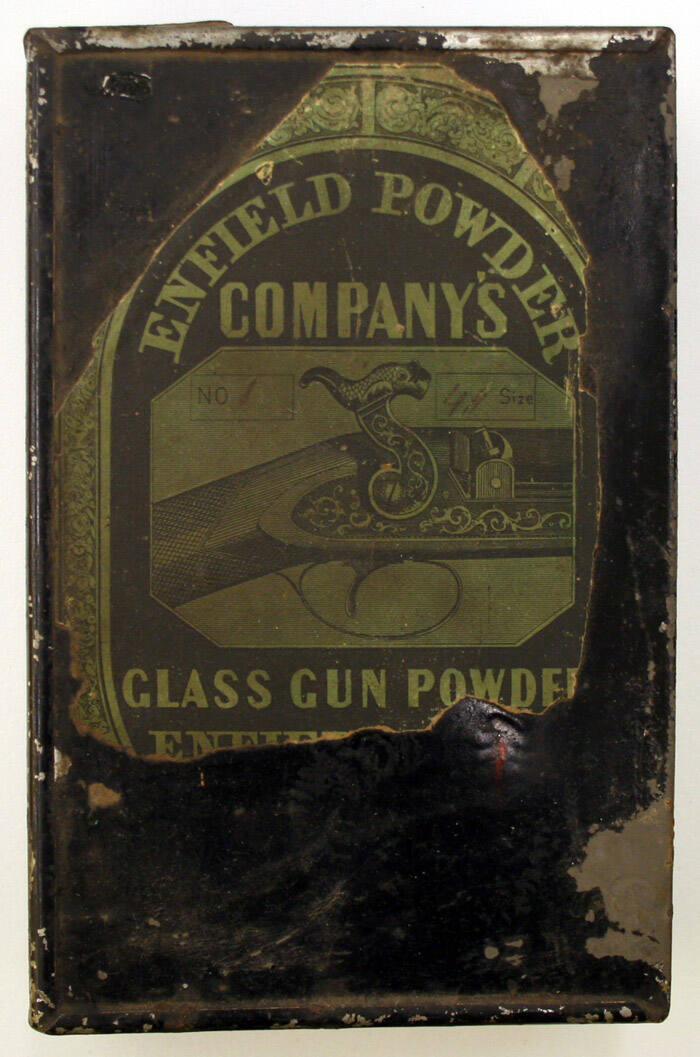 Case, Enfield Gunpowder – Works – eMuseum