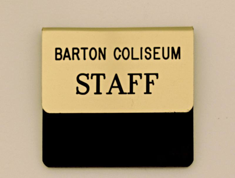 Badge, Identification - Barton Coliseum Staff – Works – eMuseum